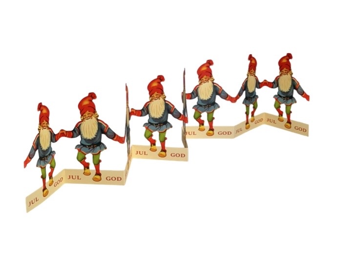 Julrad: Mysiga Tomtar - Pappersrader - Jul